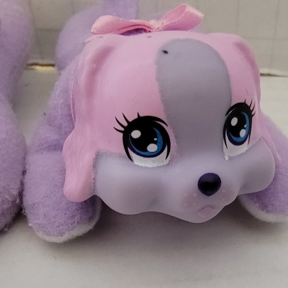 Hasbro | Toys | 3 Purple Pink Bows Pupps Pup Puppy Surprise Dogs Lot ...